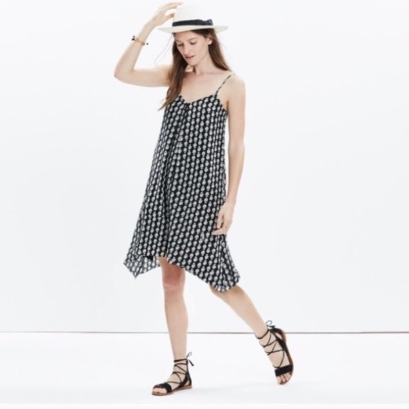 Madewell | Dresses | Madewell Silk Trapeze Cami Dress | Poshmark